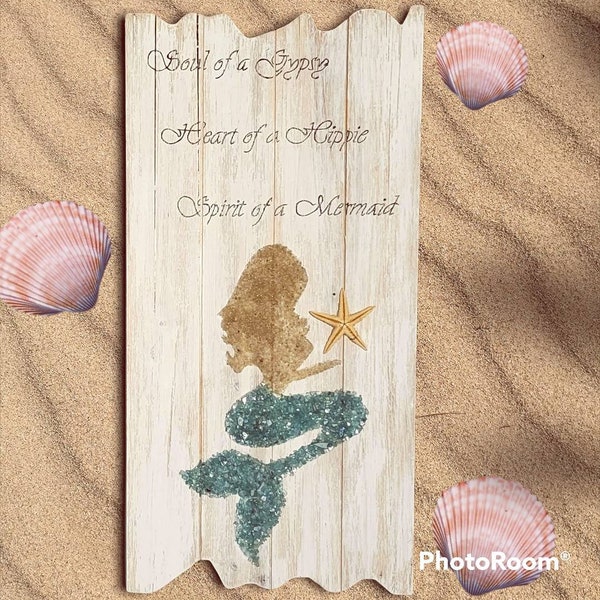 Mermaid Wall Decor - Etsy
