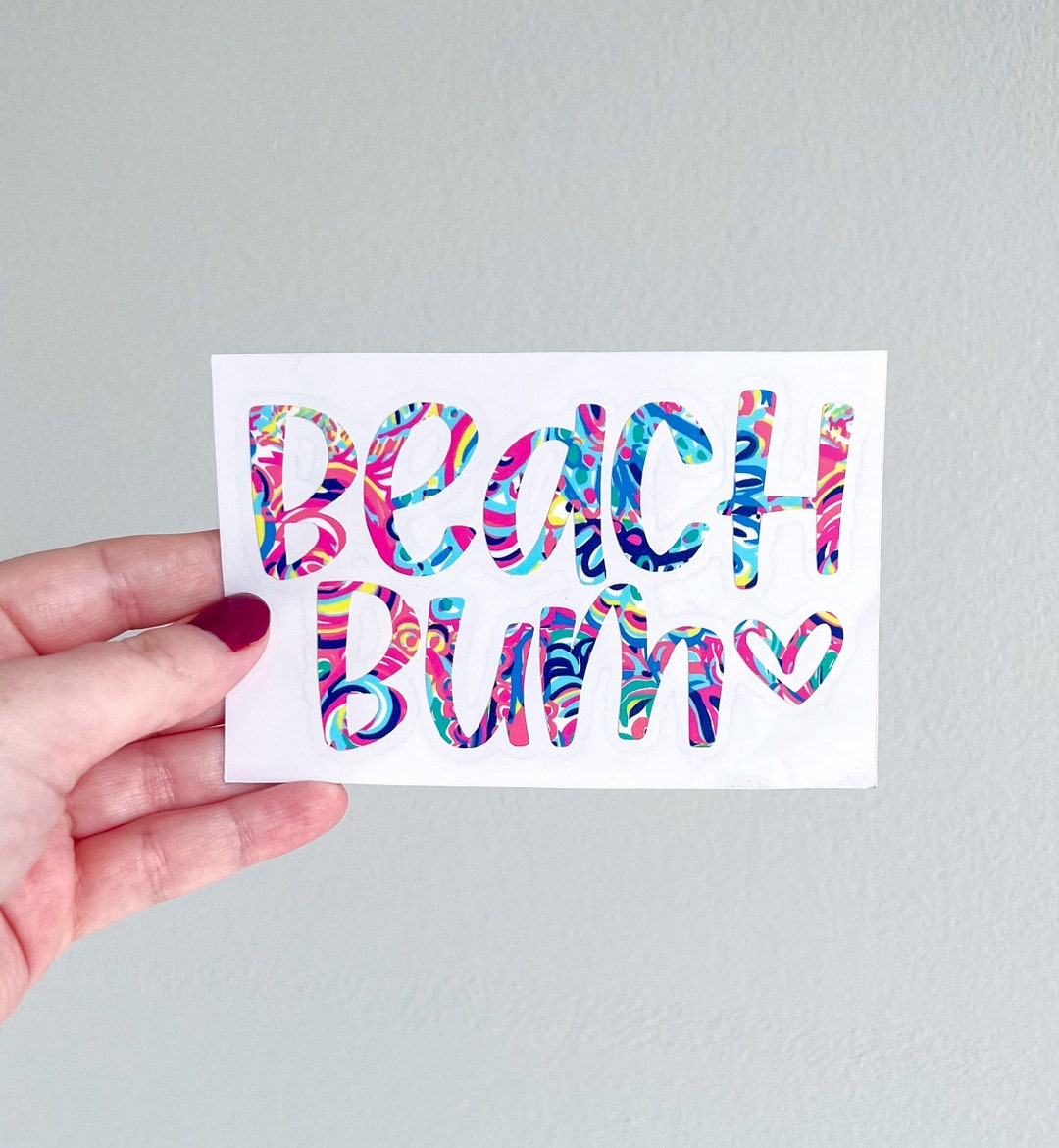 Beach Bum Decal Sticker Car Decal - Etsy