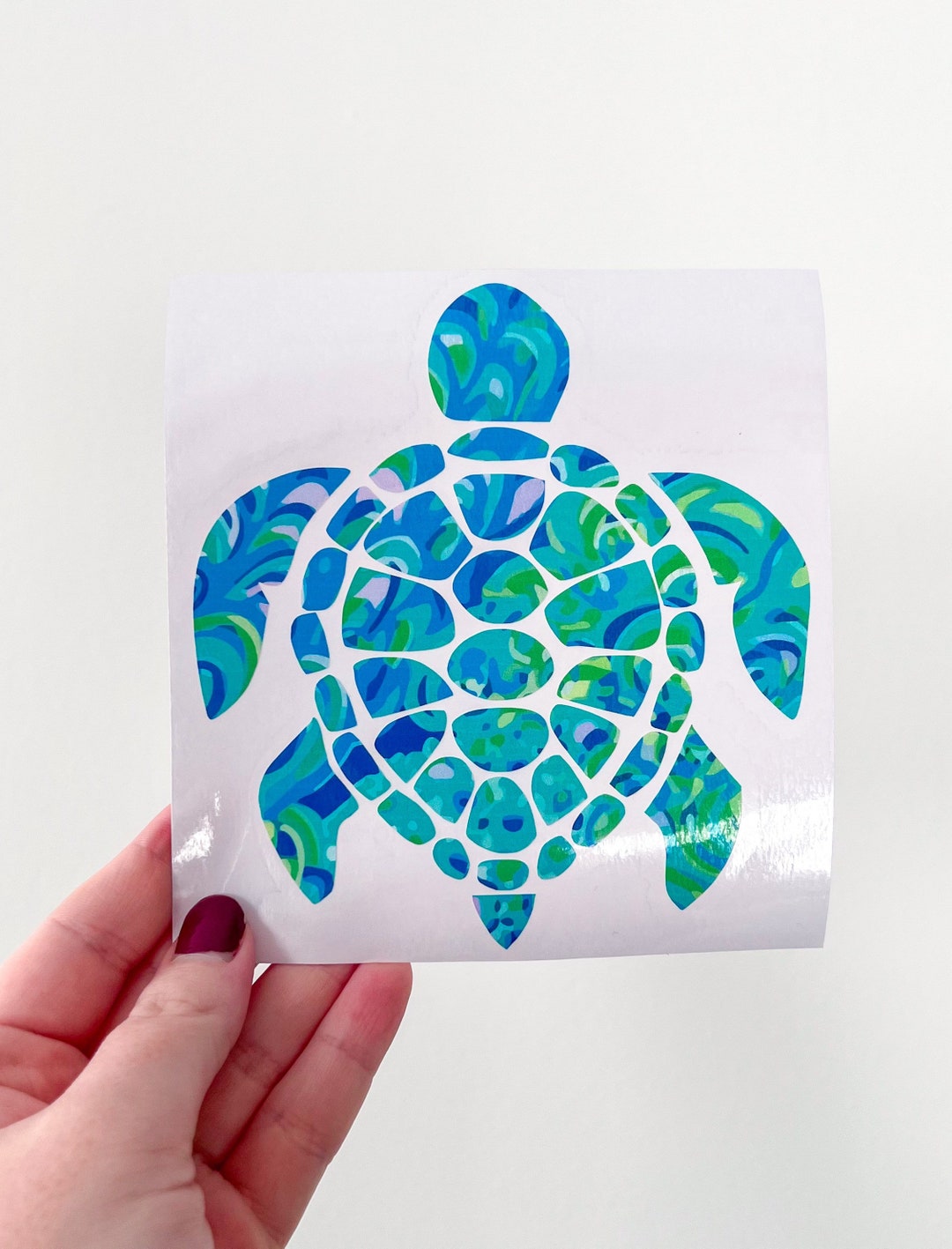 Turtle Decal Bumper Sticker - Etsy