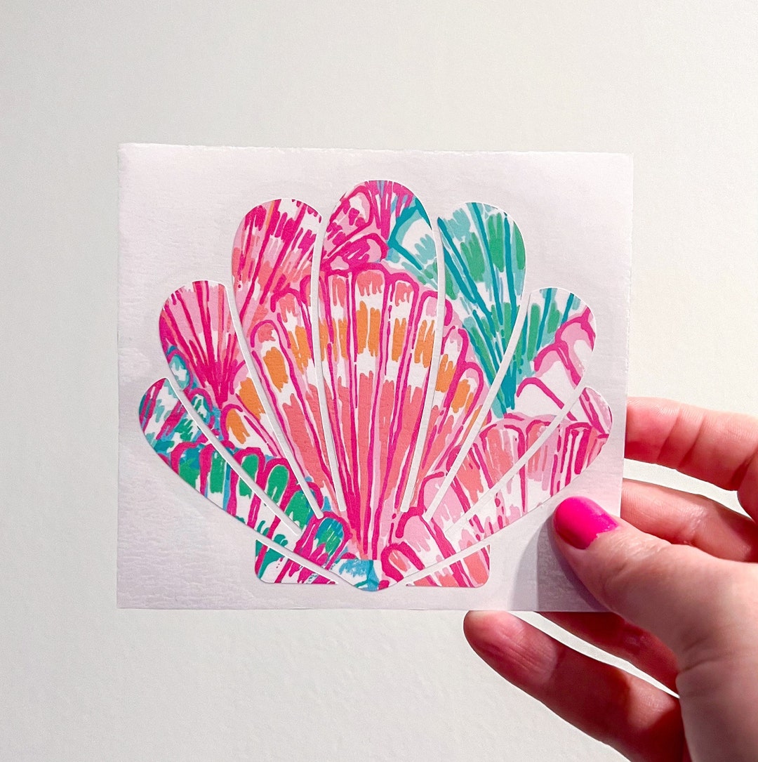 Seashell Decal Bumper Sticker - Etsy