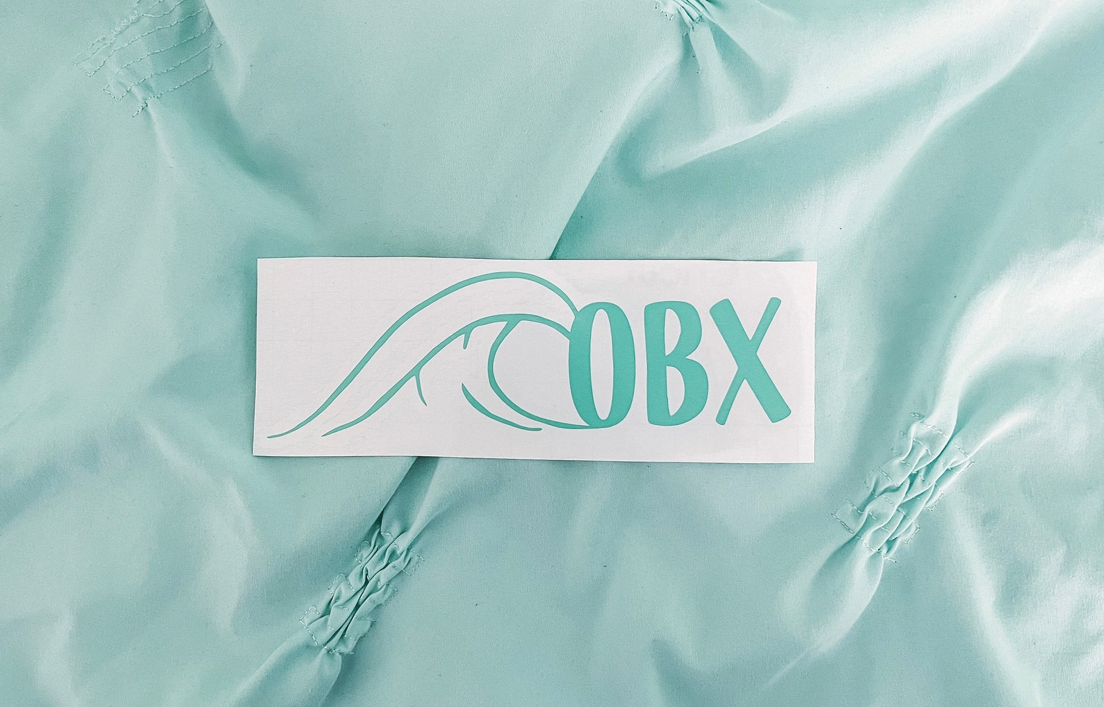 OBX Outer Banks Wave Decal Sticker - Etsy
