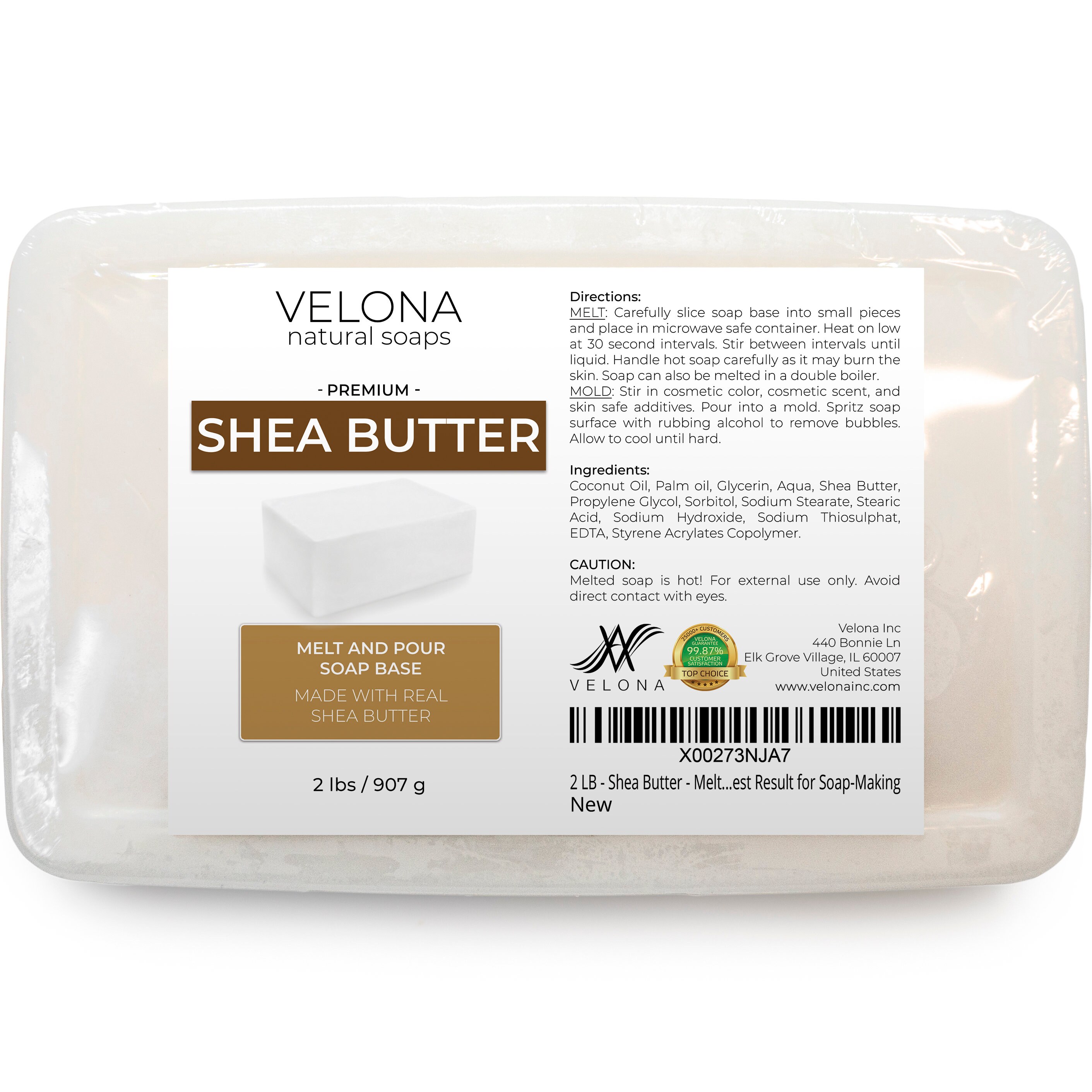 Shea Butter Melt And Pour Soap Base By Velona Sls Sles Etsy