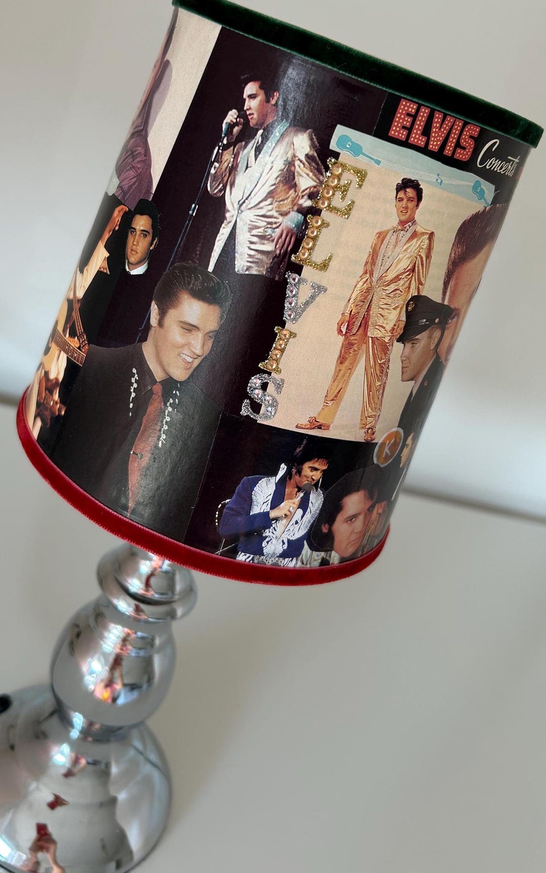 Elvis Presley Retro Rock&roll King of Lamps - Etsy UK