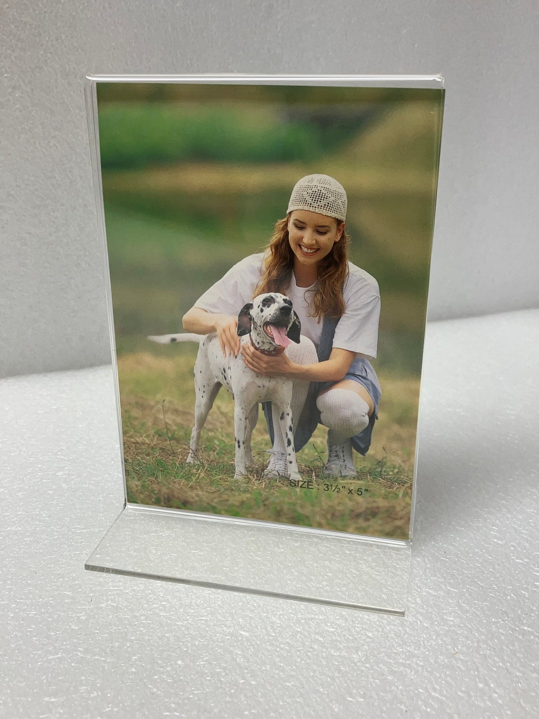 Double Sided 3x5 Acrylic Picture Frame Double Footed - Etsy