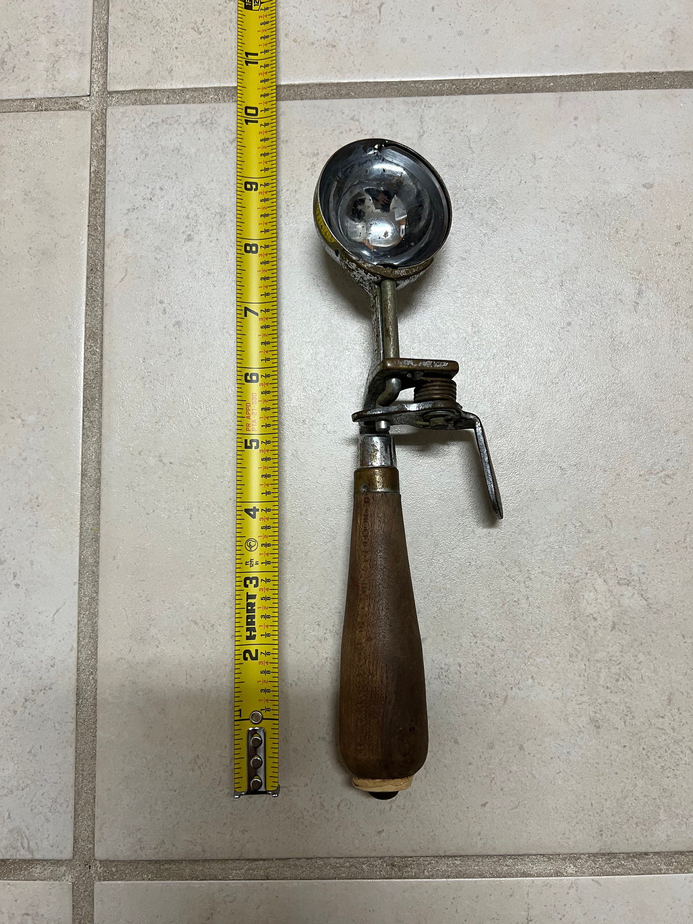 Vintage Ice Cream Scoop Benedict Indestructo No 14 1920s Disher Kitchen ...