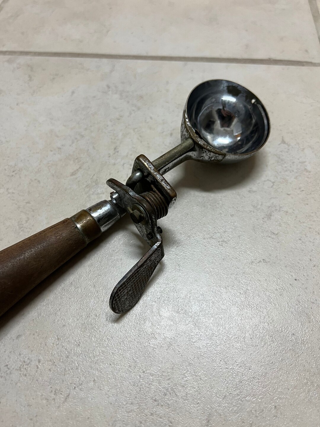 Vintage Ice Cream Scoop Benedict Indestructo No 14 1920s Disher Kitchen ...