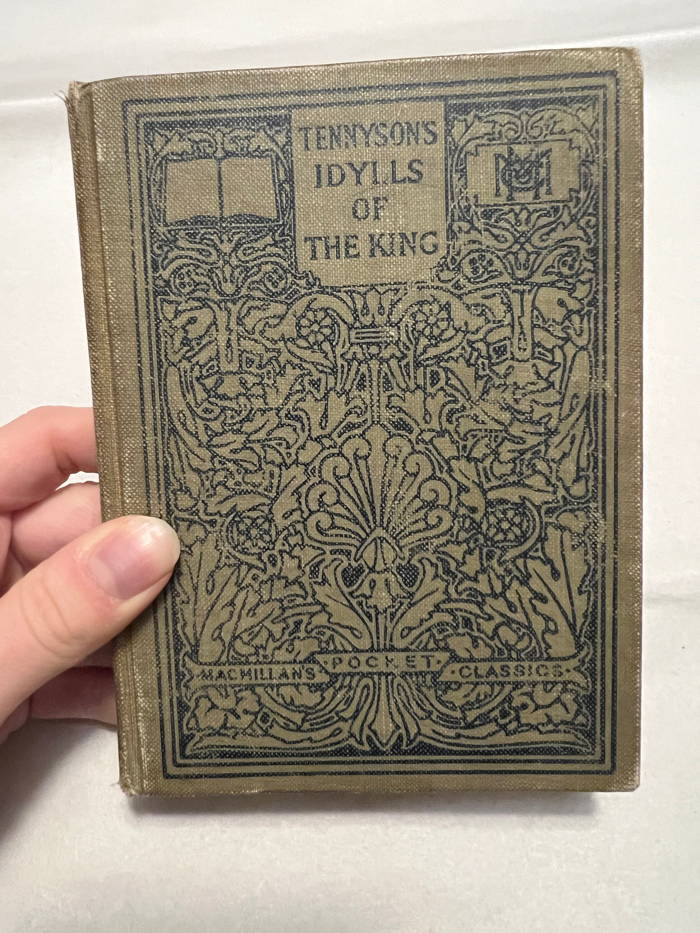 Antique Book Idylls of the King Lord Tennyson Macmillan's Pocket ...