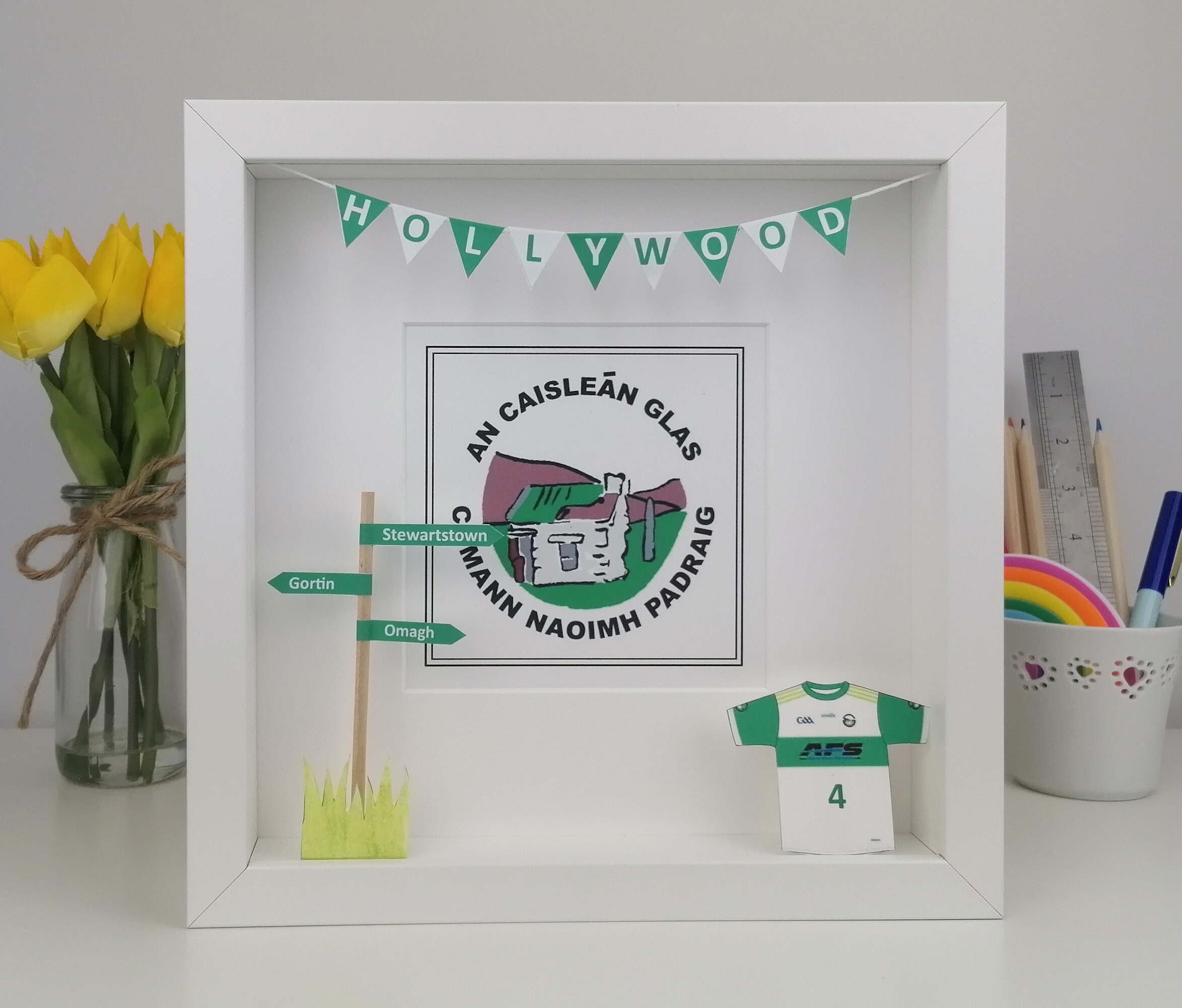GAA Custom Designed Frame Gaelic Football Hurling and - Etsy UK