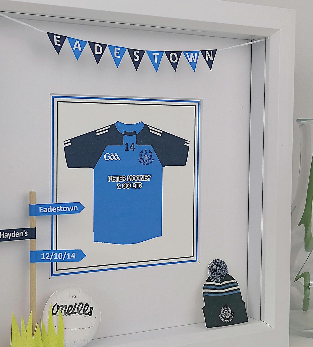 GAA 18th 21st Birthday Personalised Framed Print for Gaelic Football ...