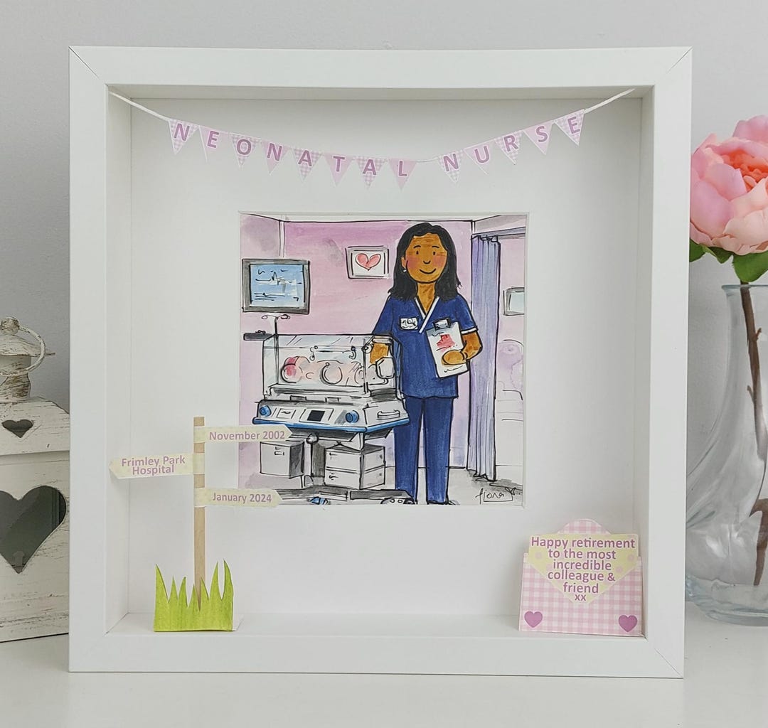 Fun Cartoon Illustration for Nurse or Doctor Work Colleague ...