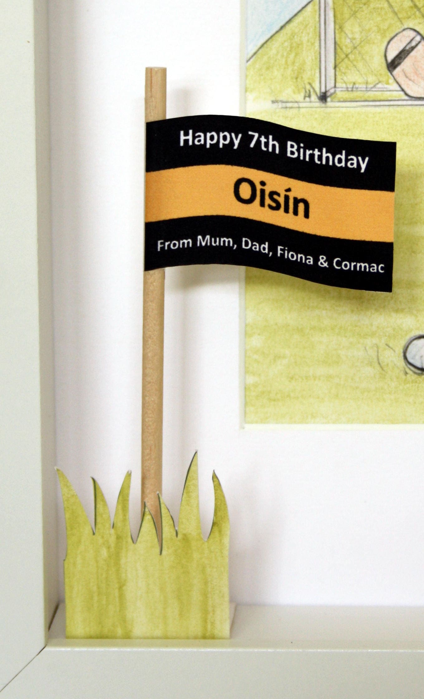 GAA Hurling & Gaelic Football Children's Custom Illustration - Quirky ...