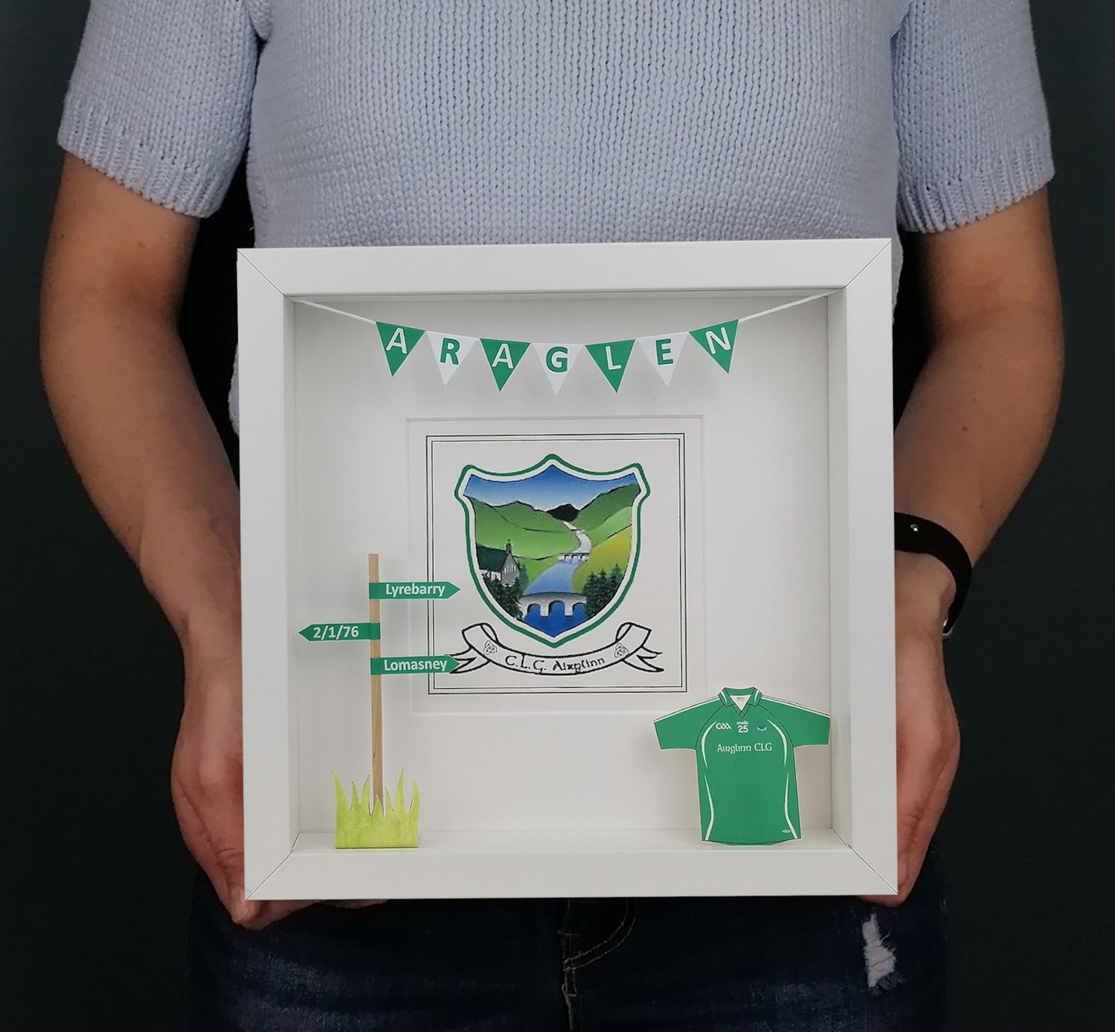 Gaelic Football Personalised Art GAA Fan Framed Gift Custom - Etsy