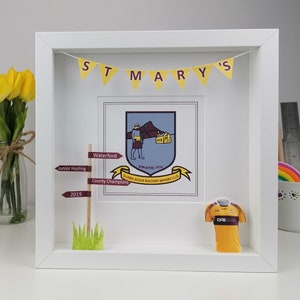 Gaelic Football Personalised Art GAA Fan Framed Gift, Custom County or ...