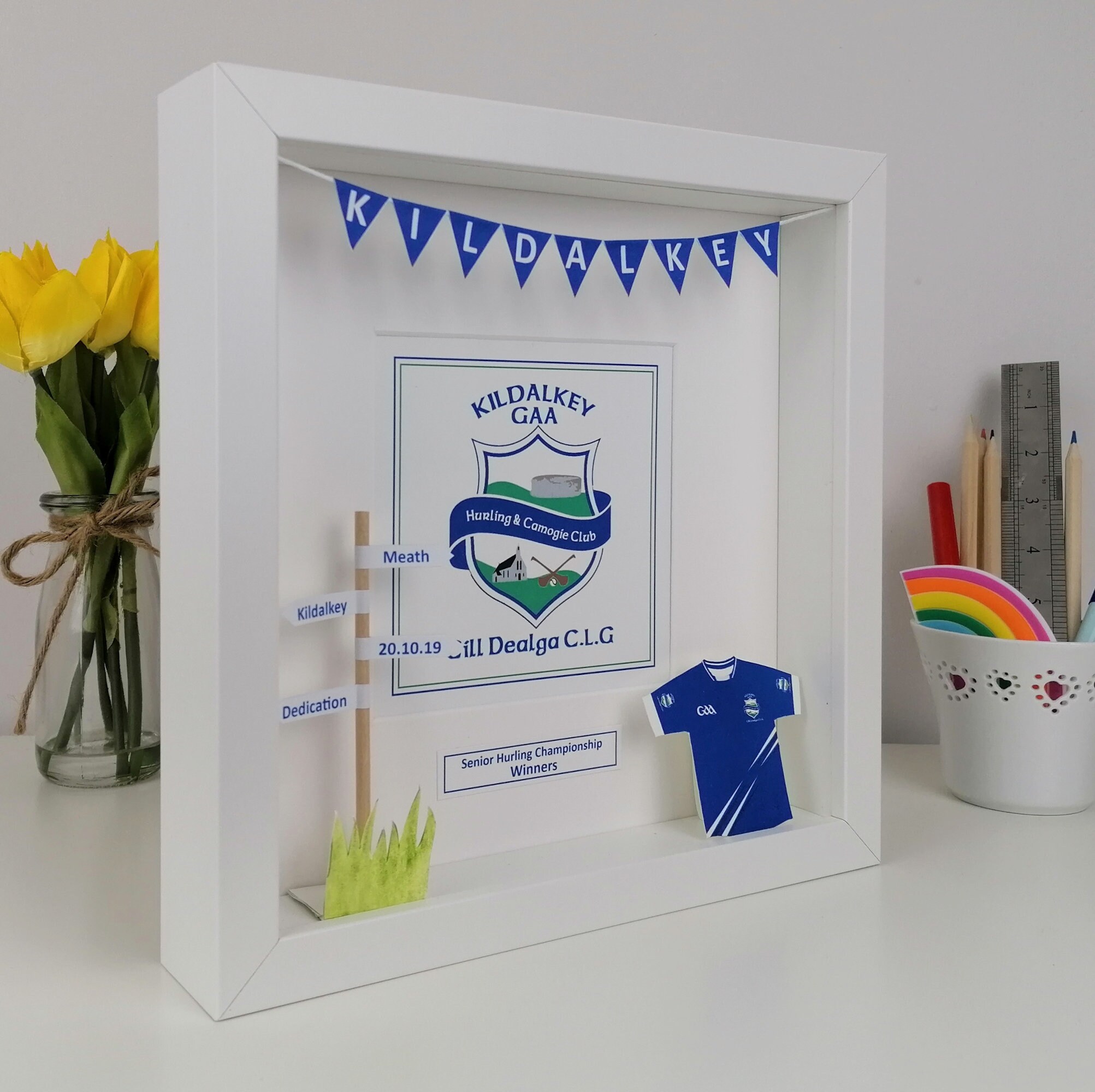 Gaelic Football Personalised Art GAA Fan Framed Gift | Etsy