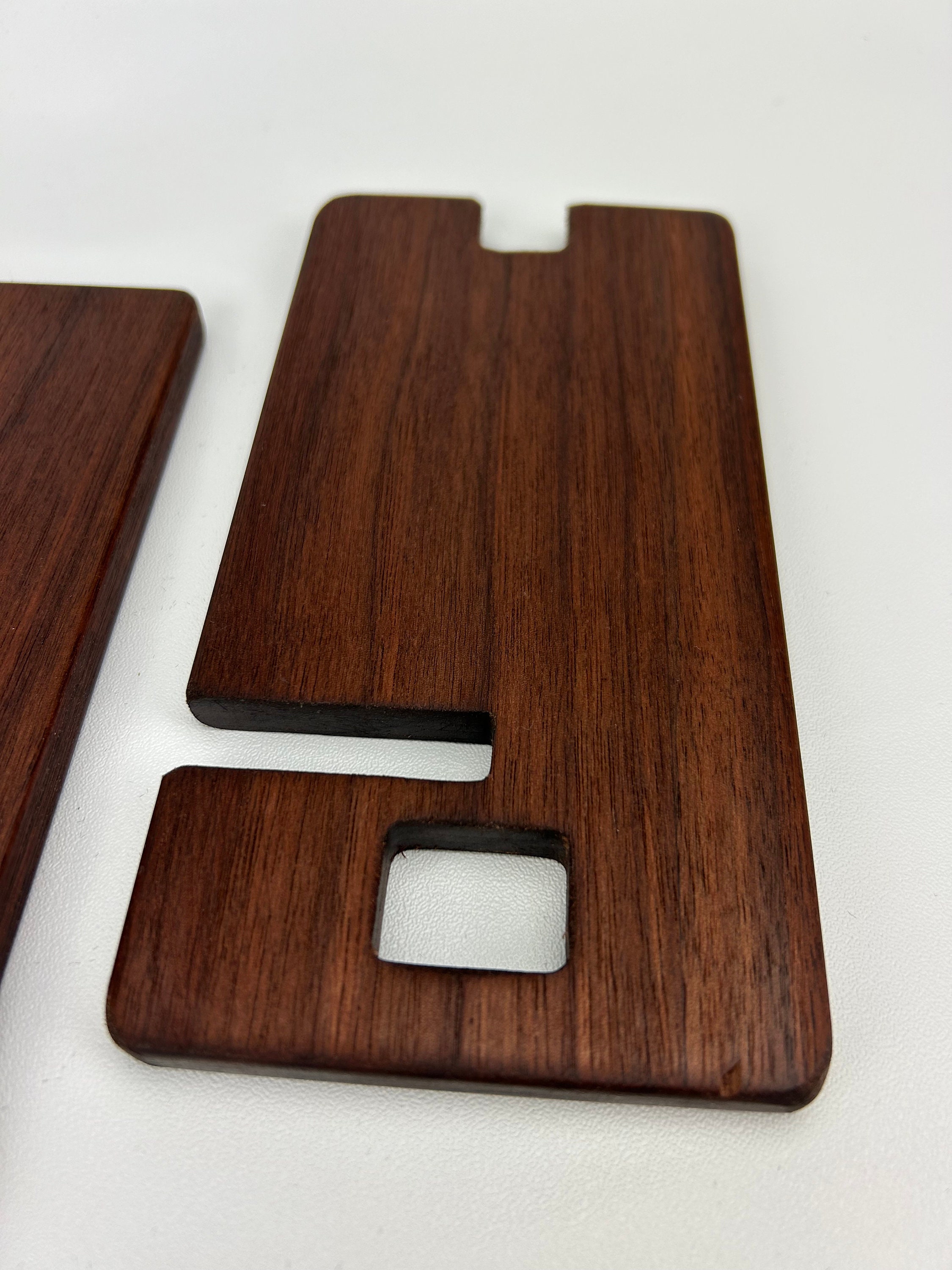 Wooden Walnut Phone Stand - Etsy