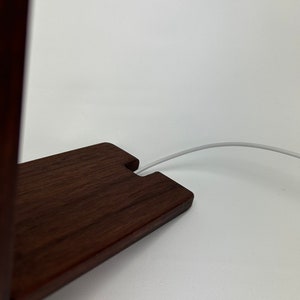 Wooden Walnut Phone Stand - Etsy