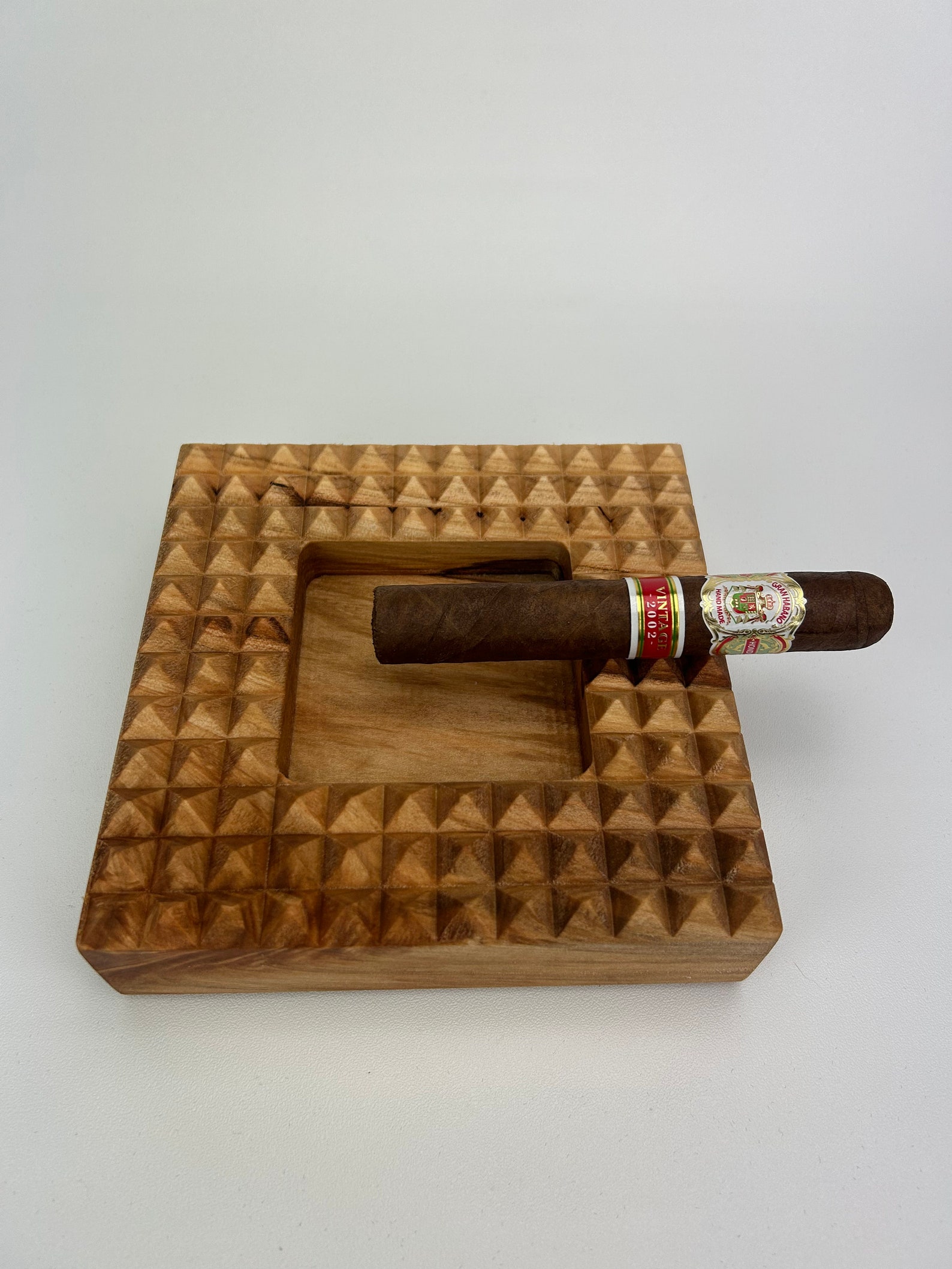 Solid Ambrosia Maple Wooden Pyramid Cigar Ashtray - Etsy