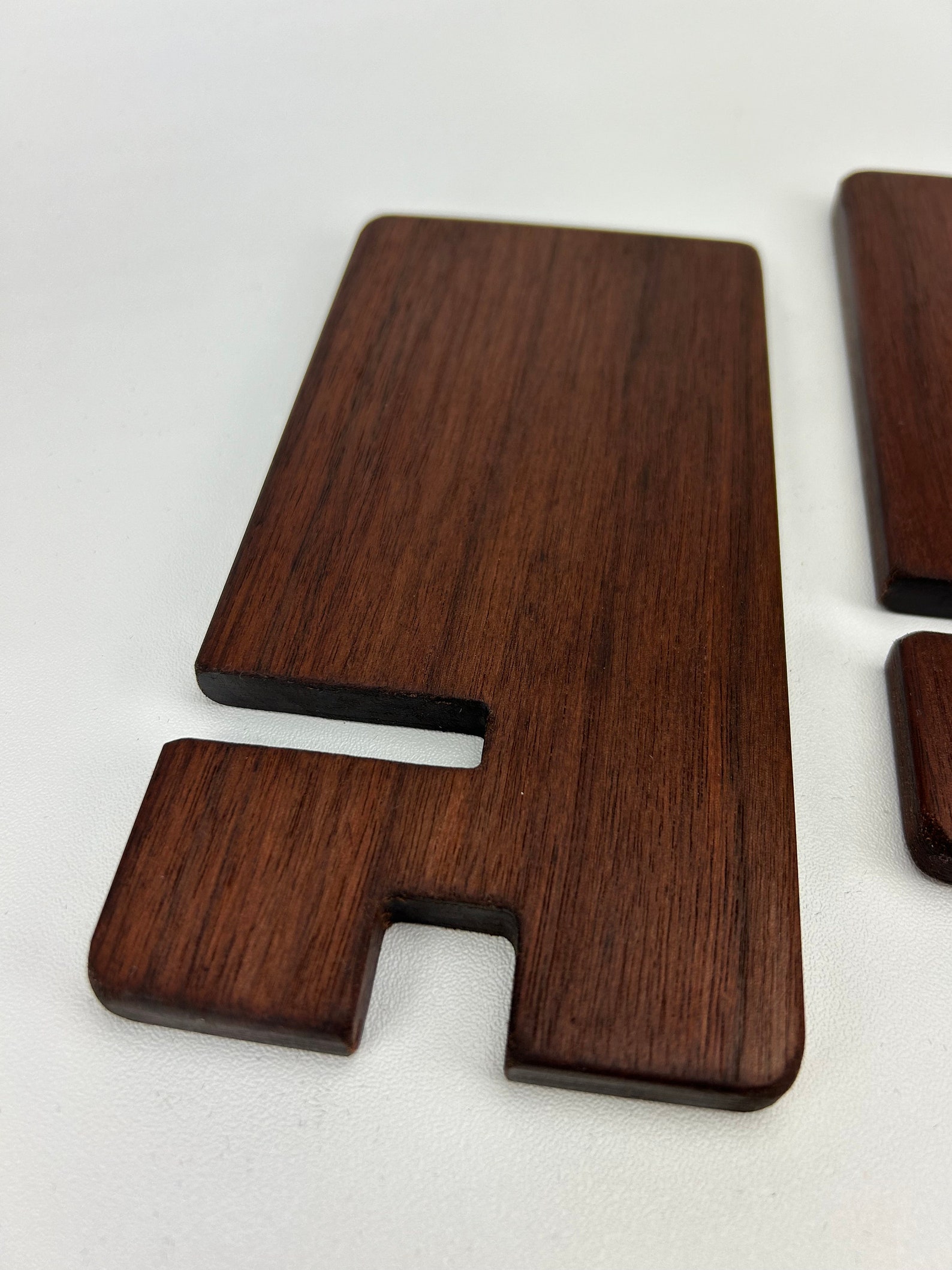 Wooden Walnut Phone Stand - Etsy