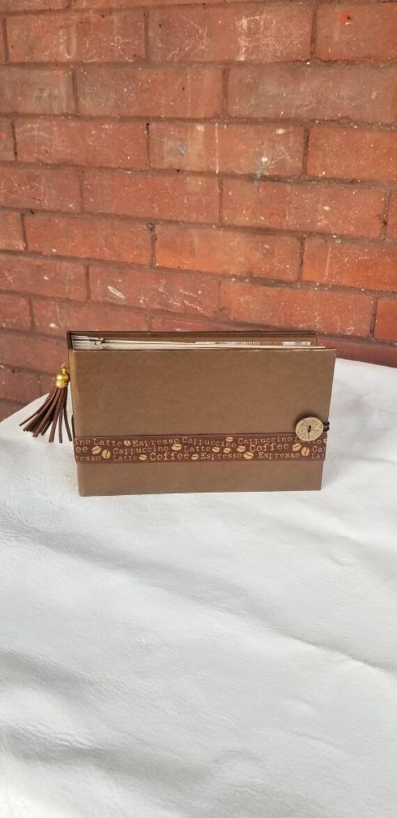 Mini Album Coffee Handcrafted Photo Album Gifts Any | Etsy
