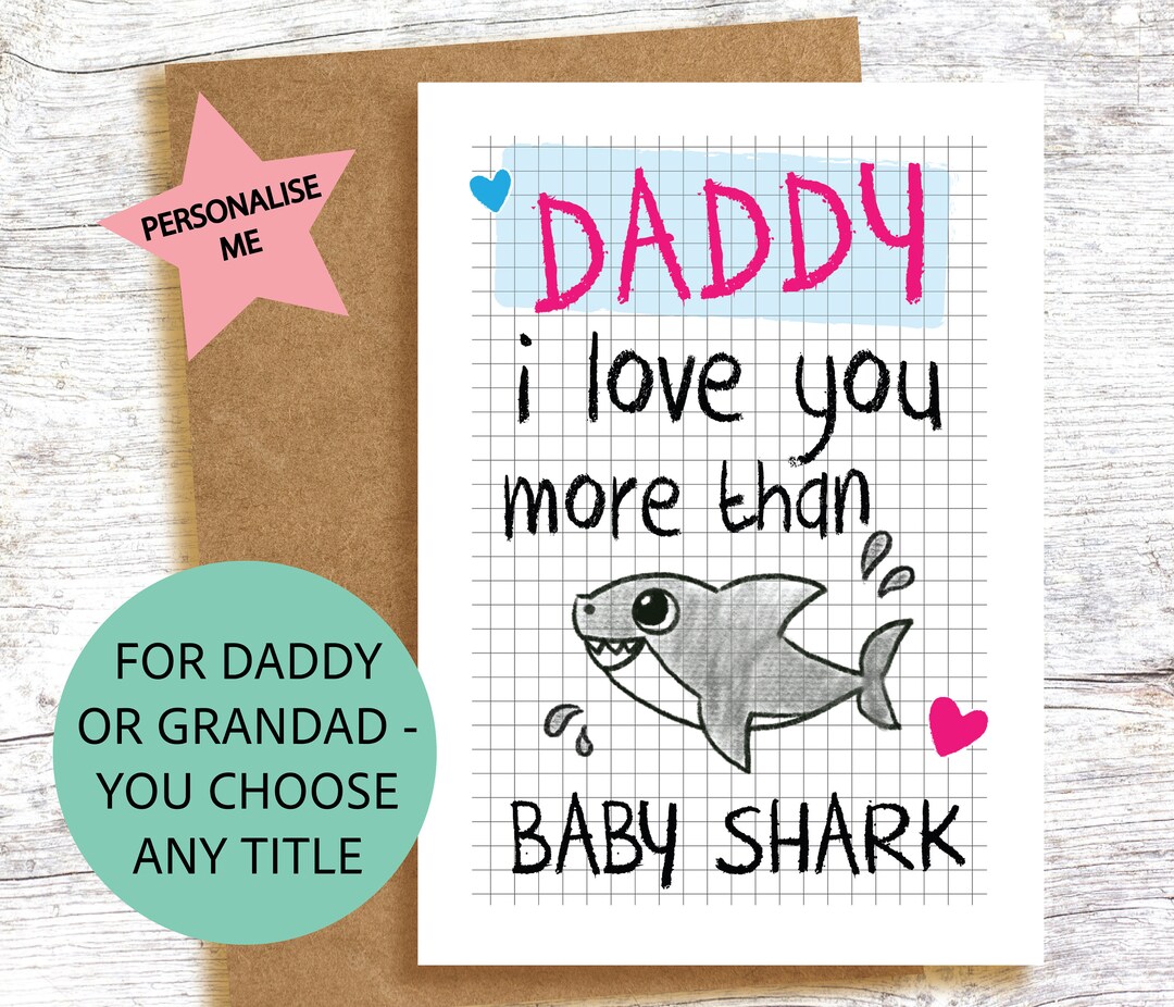 FATHERS DAY CARD - and Badge - Daddy - Grandad - Personalise - Child ...