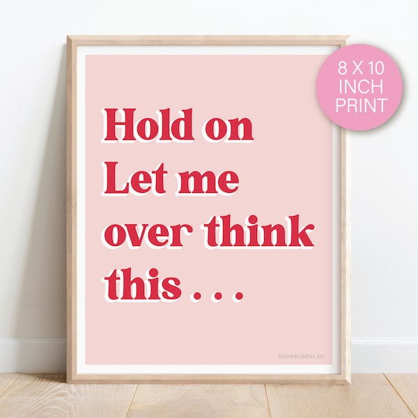 Pink Slogan Poster - Etsy