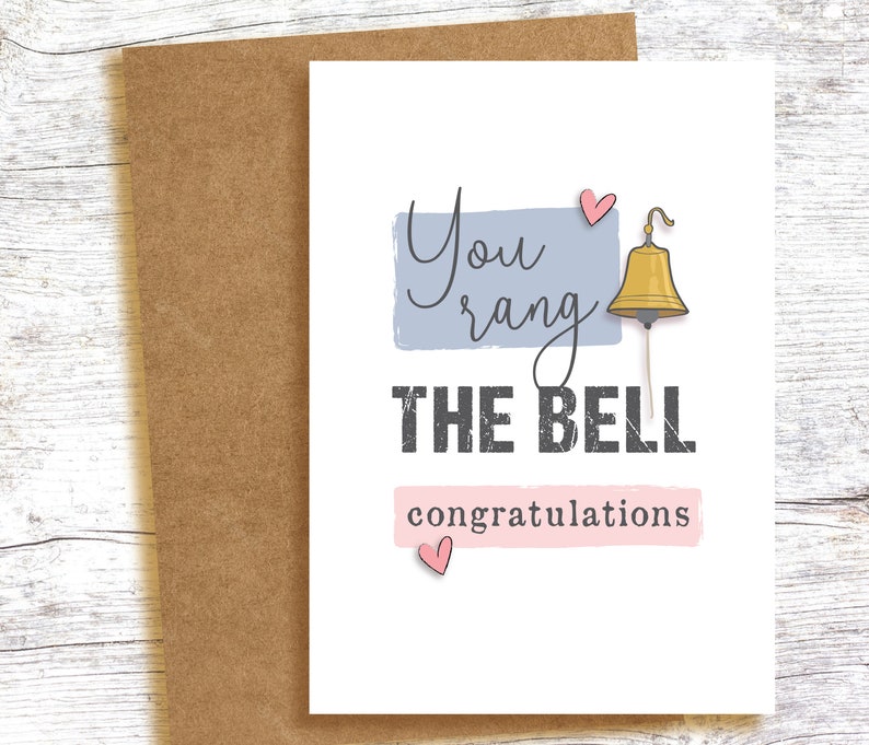 You Rang the Bell! Cancer Treatment is Over! - Etsy