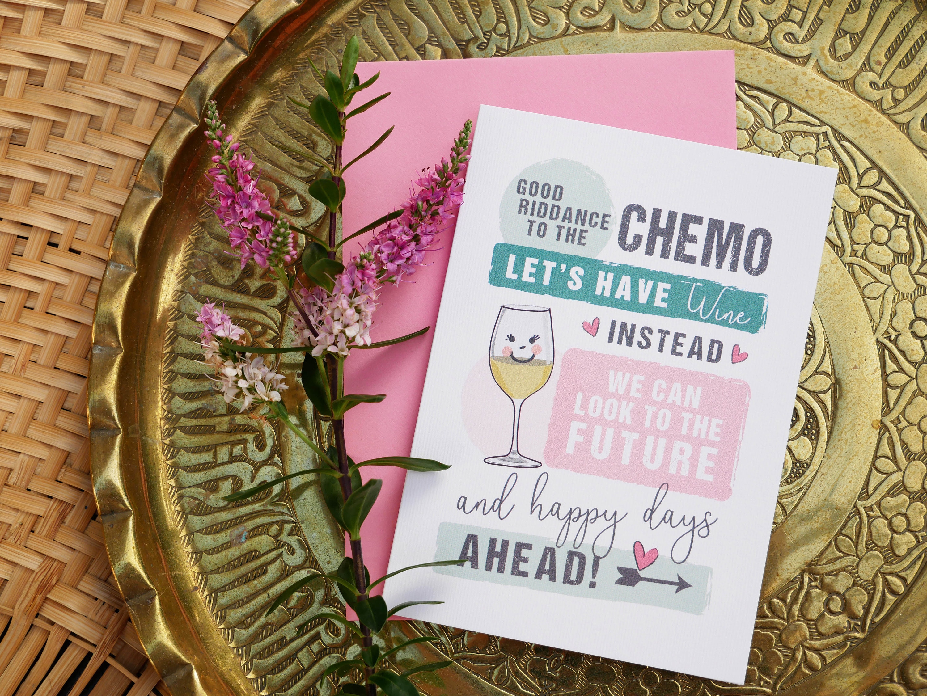 CHEMO WARRIOR - Greetings Card A6 - Chemo, Cancer, Survivor, Fighter ...