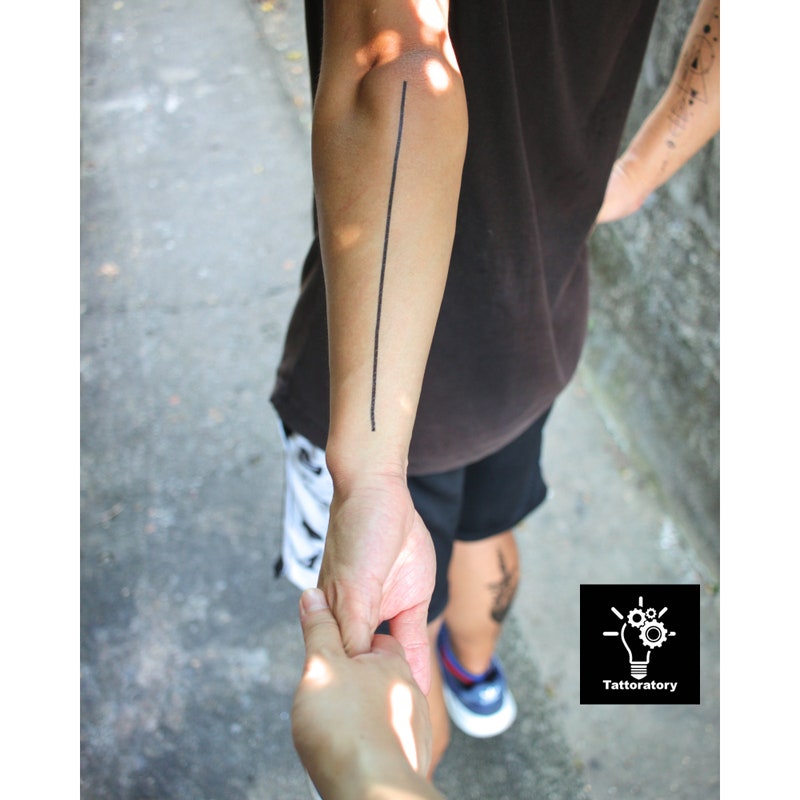 Simple Line Tattoos Minimalist - Etsy