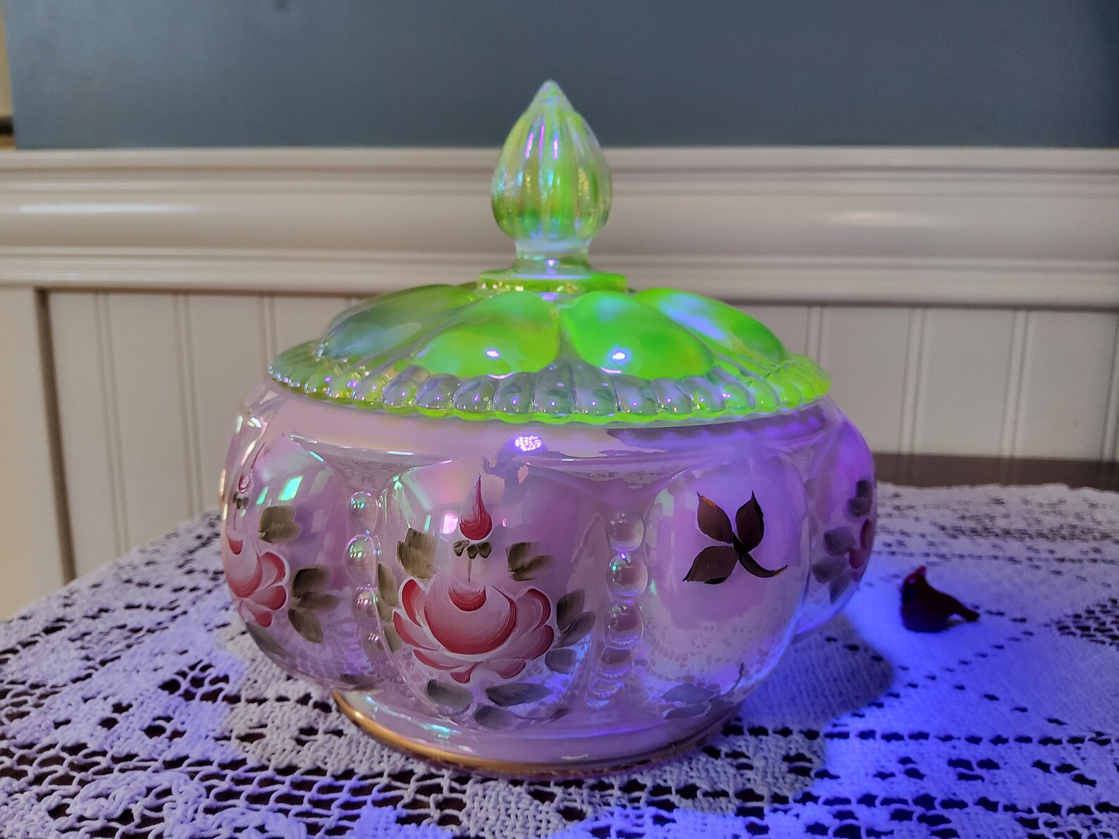 Fenton for QVC Charleton Collection 2002 Box With Lid - Etsy