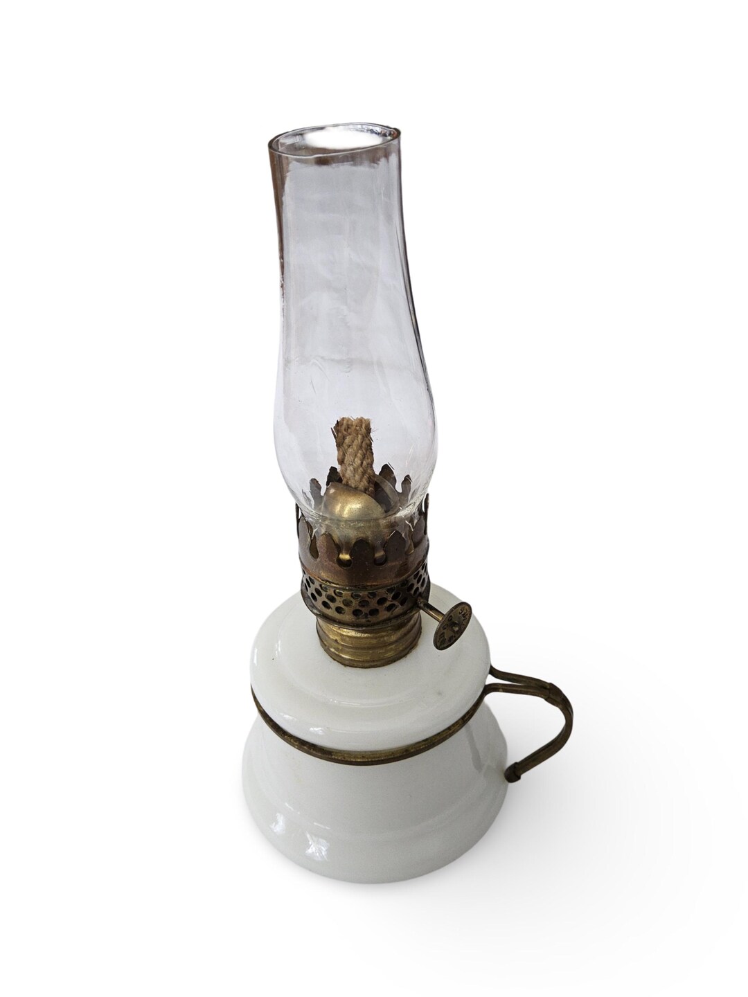 Miniature Nutmeg Oil Lamp With Brass Finger Loop Handle - Etsy