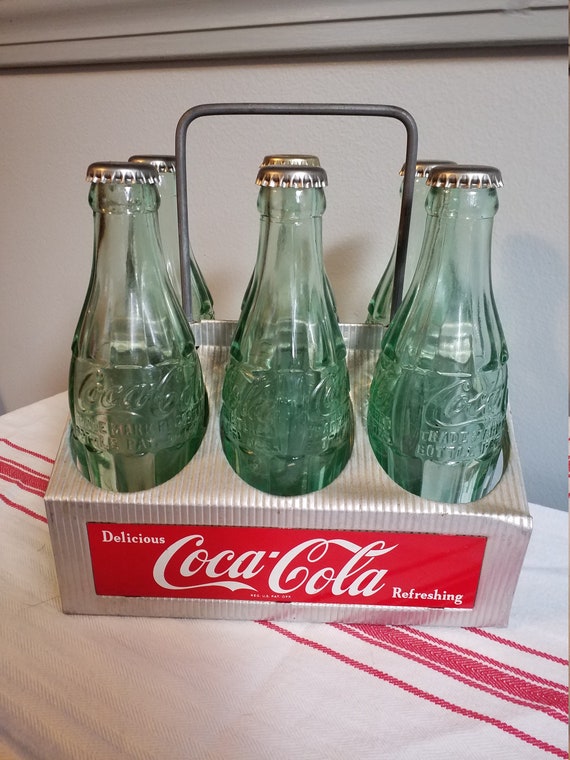 Coca Cola Aluminum 6 Pack Carrying Case With 6 Hobbleskirt | Etsy