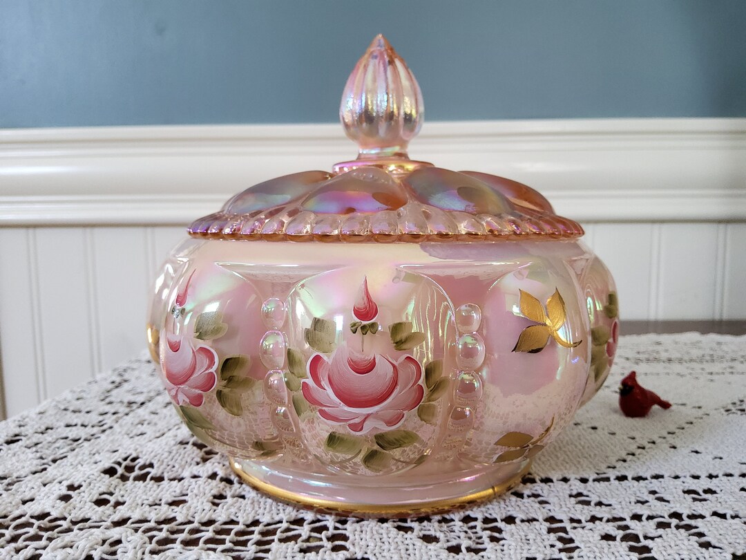 Fenton for QVC Charleton Collection 2002 Box With Lid - Etsy