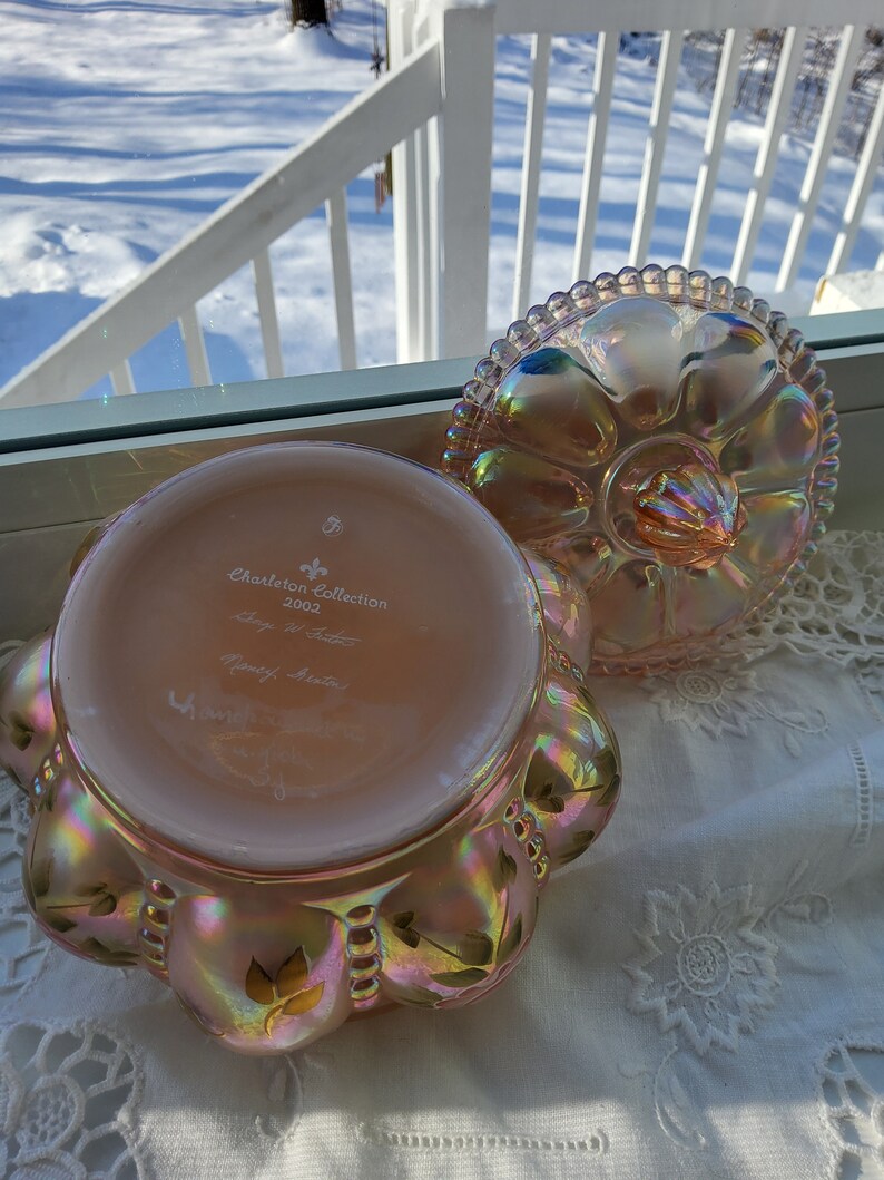 Fenton for QVC Charleton Collection 2002 Box With Lid - Etsy