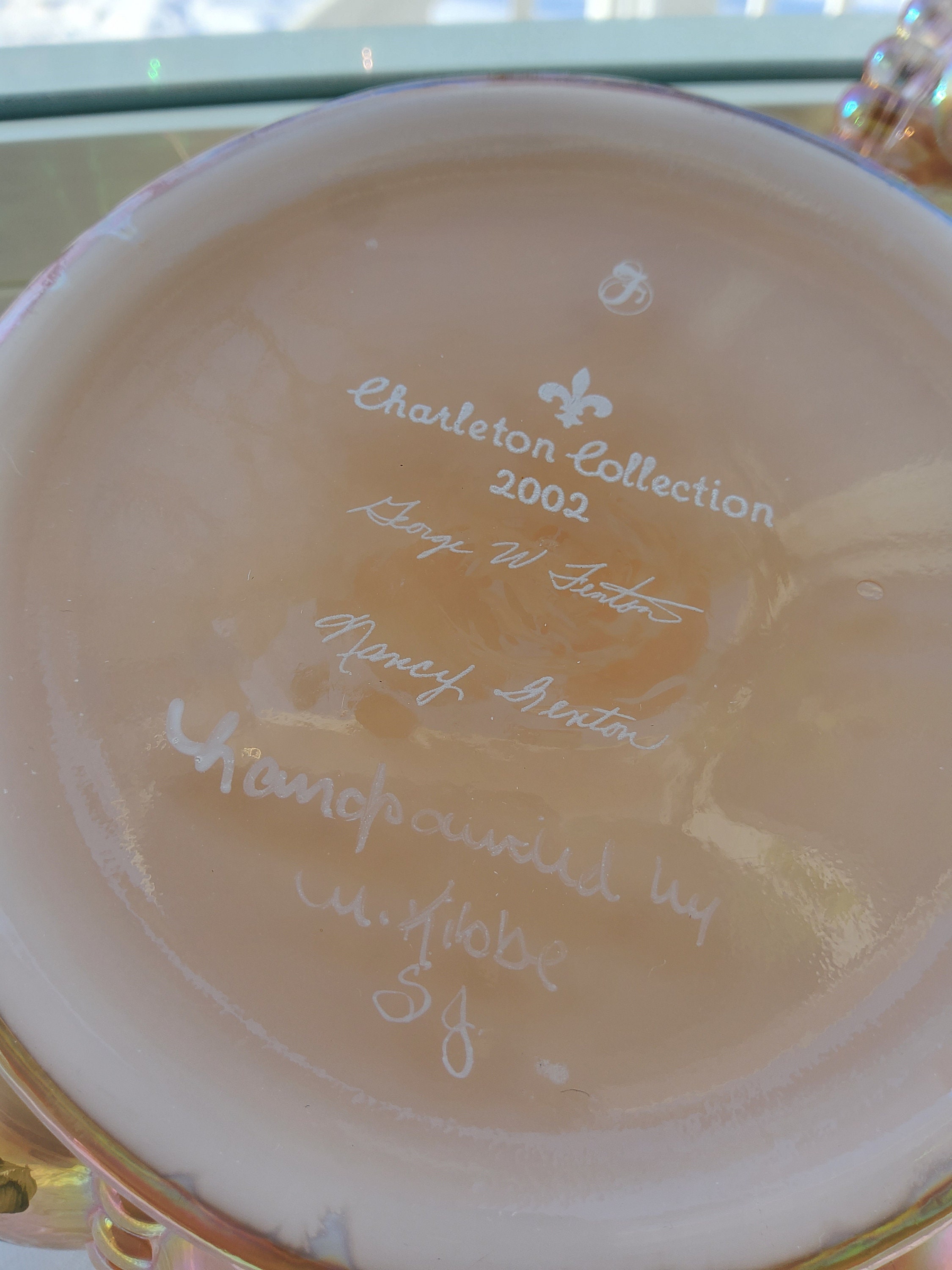 Fenton for QVC Charleton Collection 2002 Box With Lid - Etsy