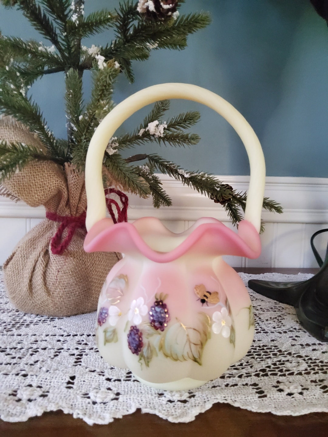 Burmese Melon Basket With Gold Bee Limited Edition 150/2250 - Etsy