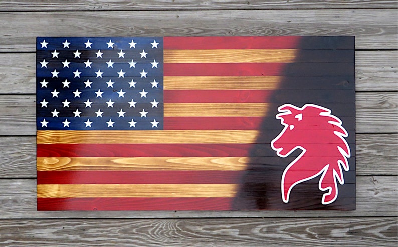 Red Horse Squadron Flag - Red Horse Flag - Red Horse Squadron Gift ...