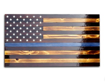 Wooden Police Flag - Etsy