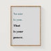 No One is You Quote Printable - Minimalist Motivational Wall Art ...