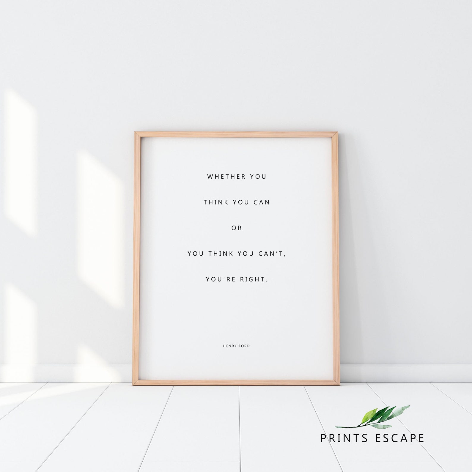 Henry Ford Inspirational Quote Print, Printable Quotes, Motivational ...