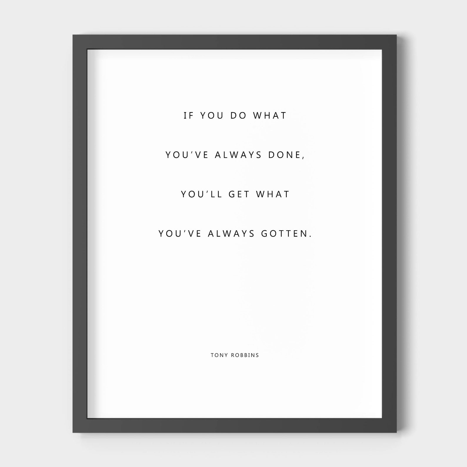 Tony Robbins Quote, Printable Wall Art Quotes, Inspirational Quote ...