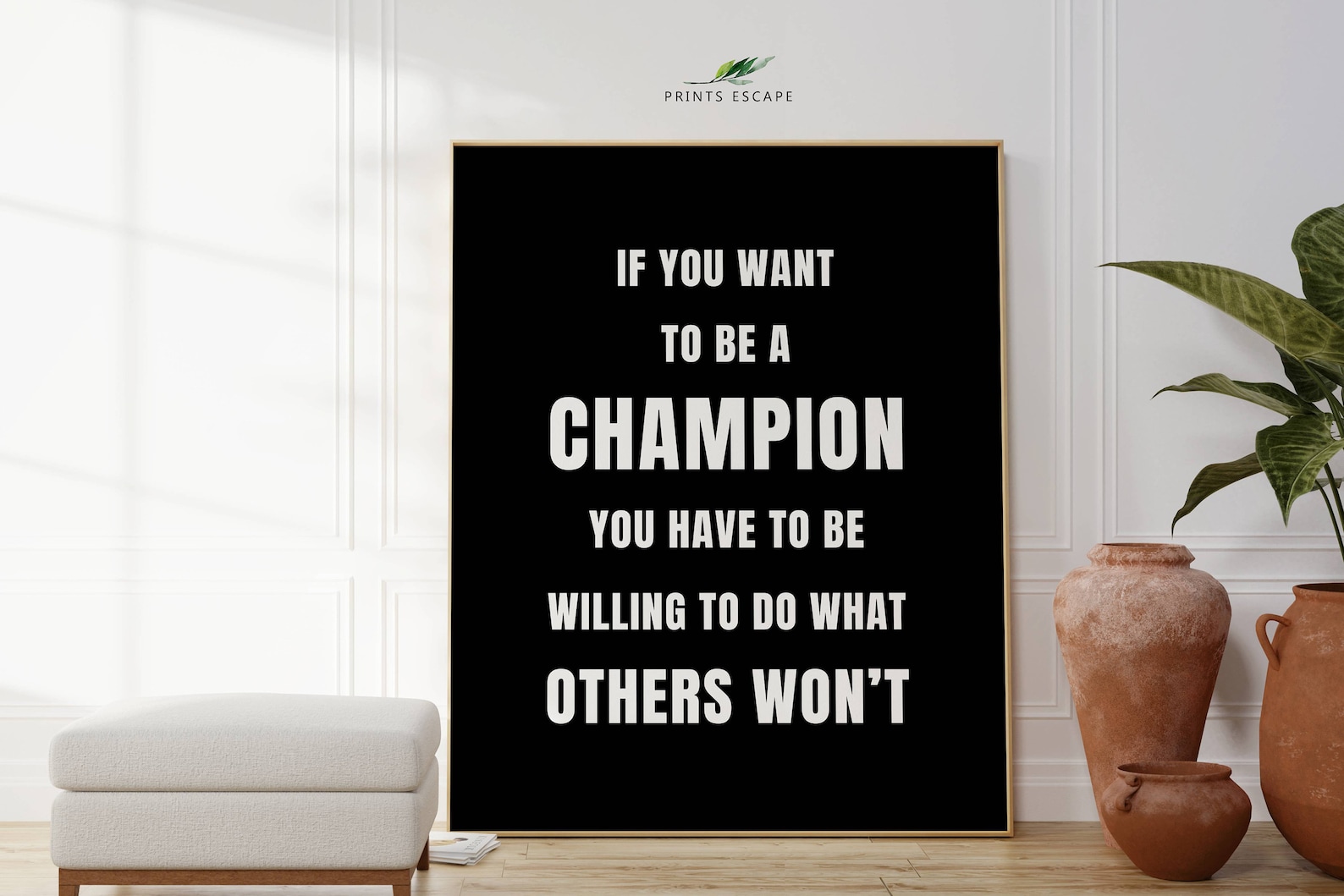 Champion Quote Print for Sport Theme Room Sport Décor Printable Boys ...