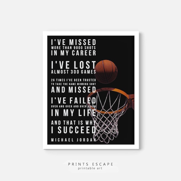Michael Jordan Poster - Etsy