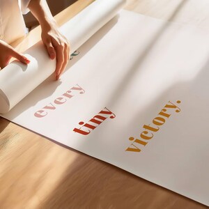 Celebrate Every Tiny Victory Motivational Wall Art, Inspirational Quote ...