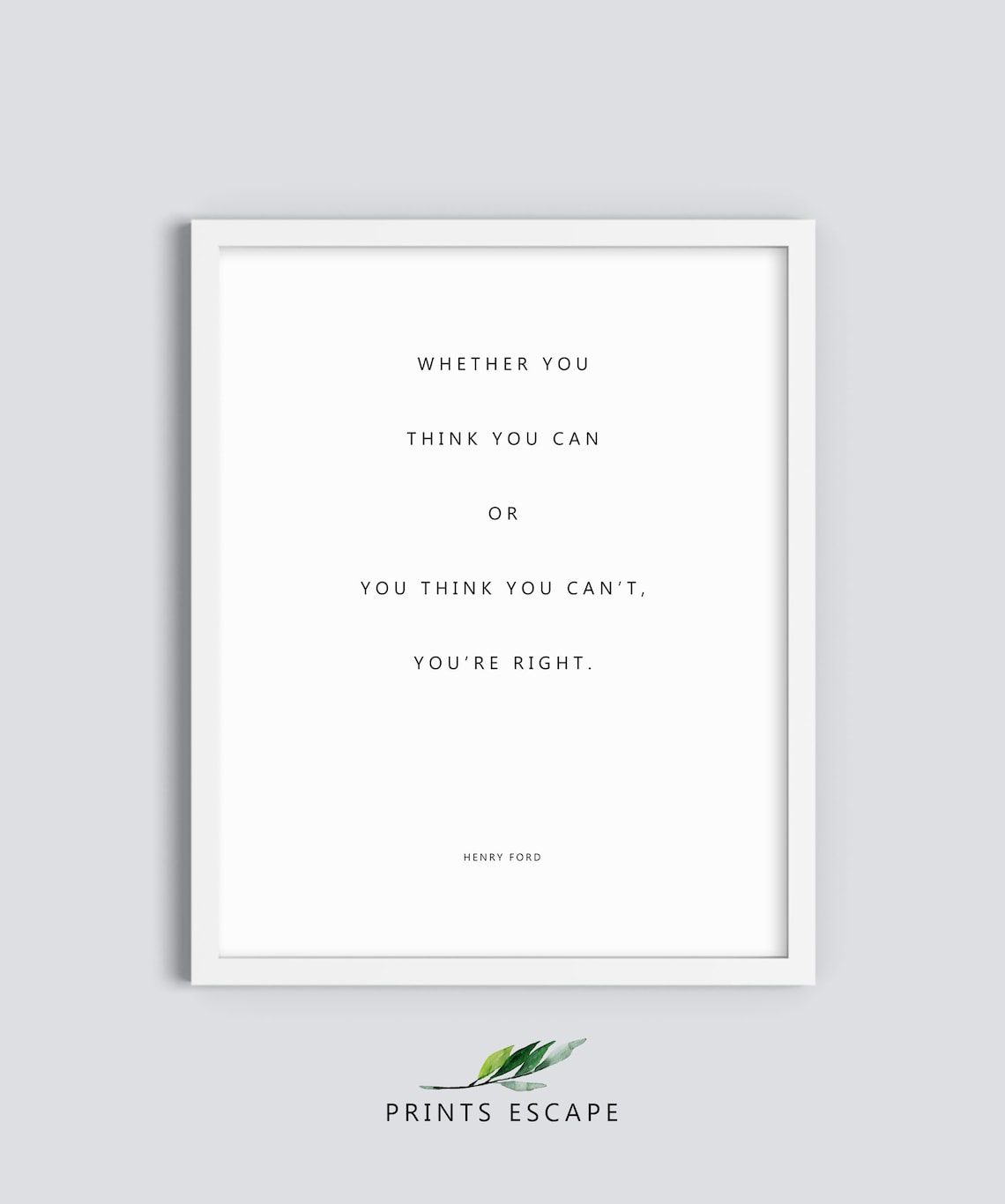 Henry Ford Inspirational Quote Print, Printable Quotes, Motivational ...