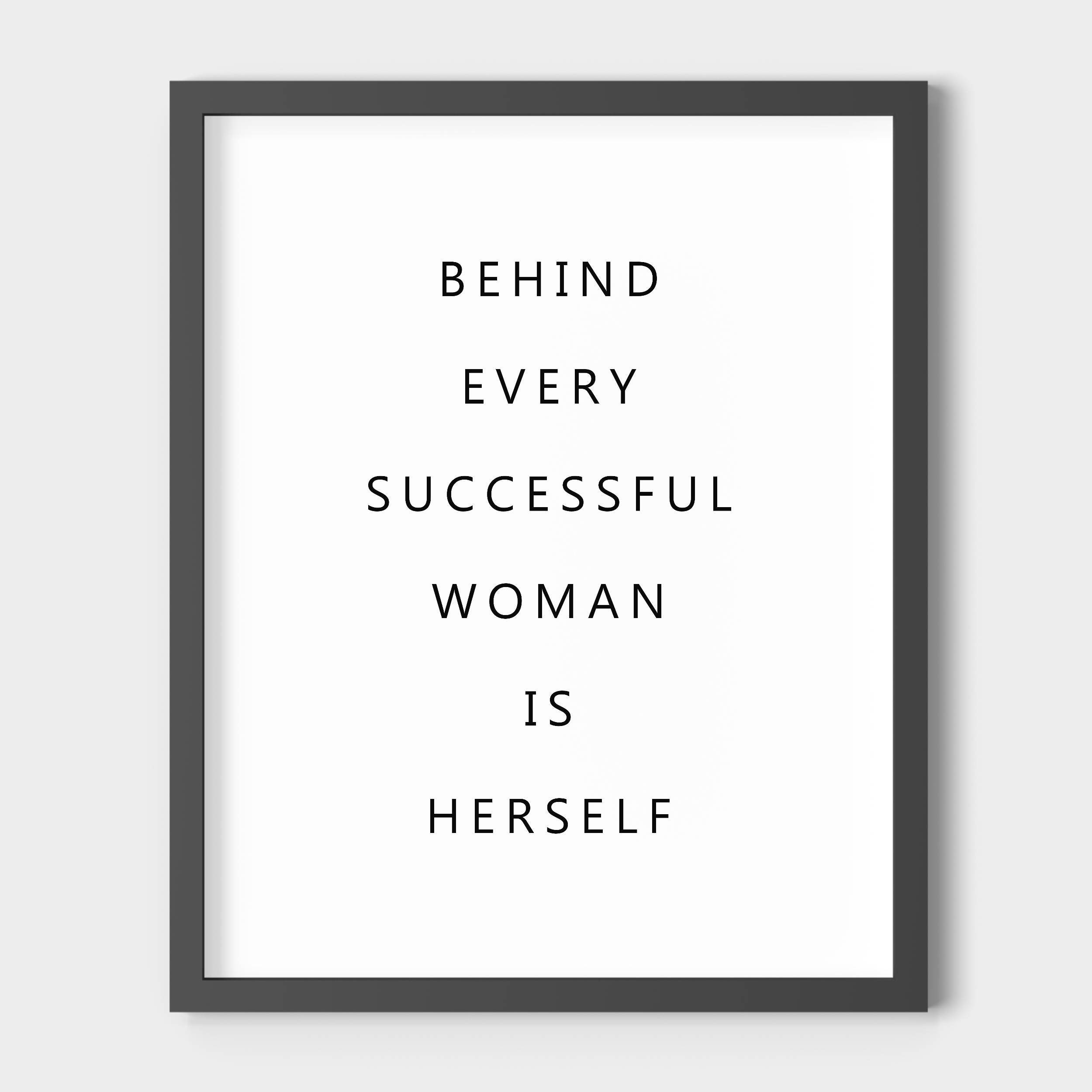 Girl Boss Inspirational Quote, Women in Business Quote, Female ...