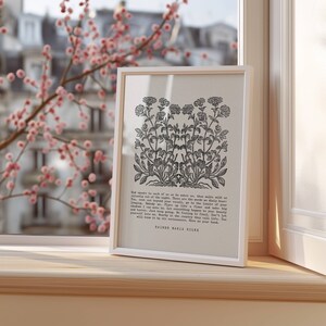 Rainer Maria Rilke Poem God Speaks Print - Vintage Inspired Print ...