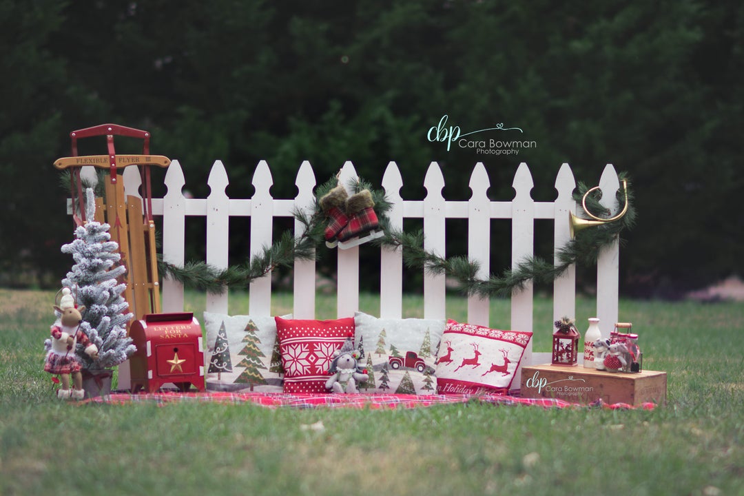 Outdoor Christmas Backdrop for Photographers - Etsy