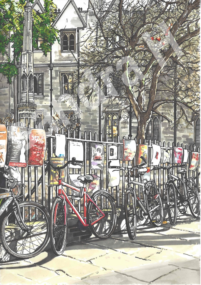 Limited Edition Print of a Pen and Ink Drawing of All Saints - Etsy