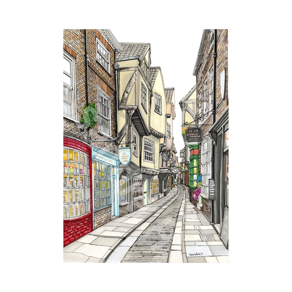 Diagon Alley Framed Print - Etsy