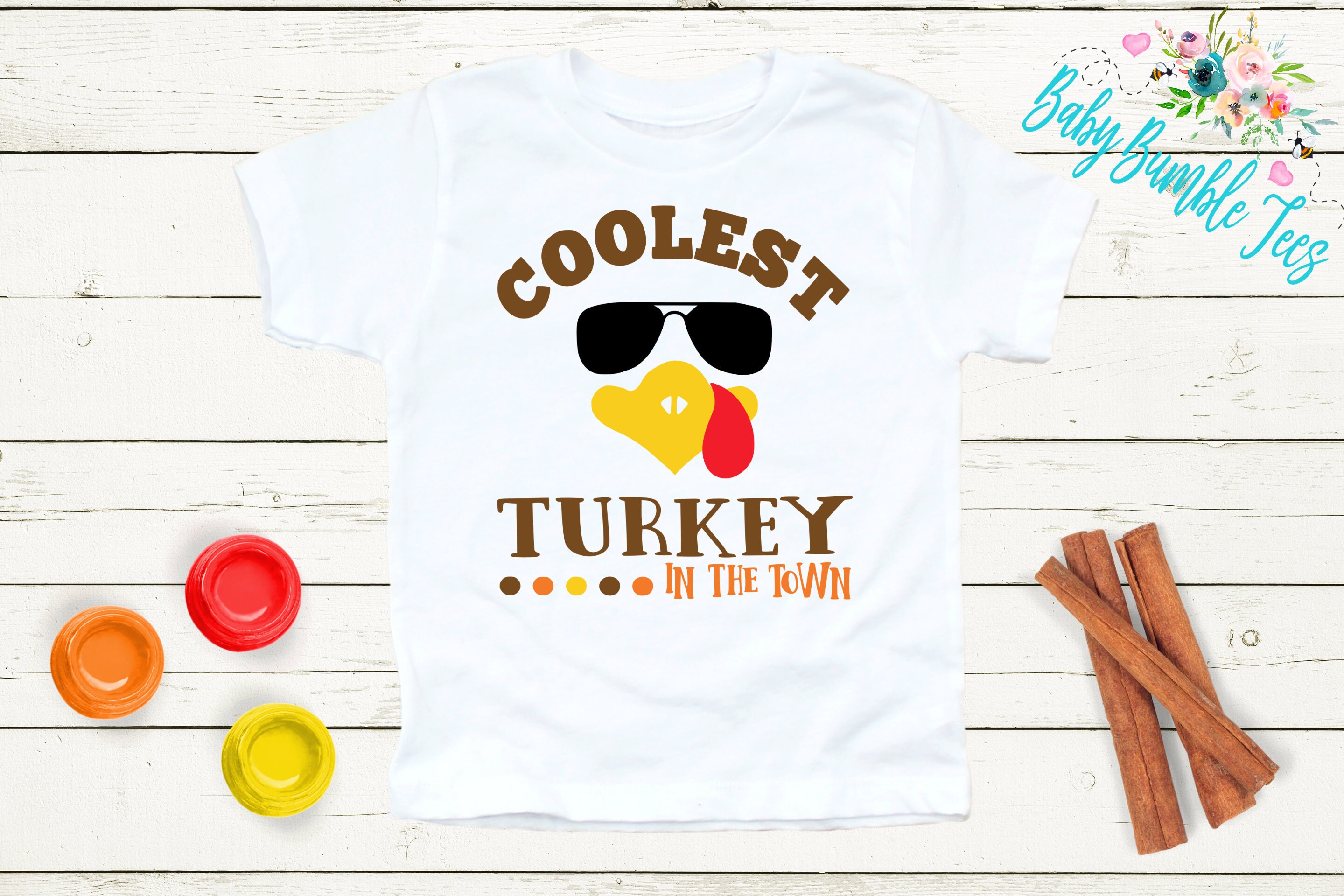 Coolest Turkey in Town Shirt // Thanksgiving Shirt // Turkey T - Etsy